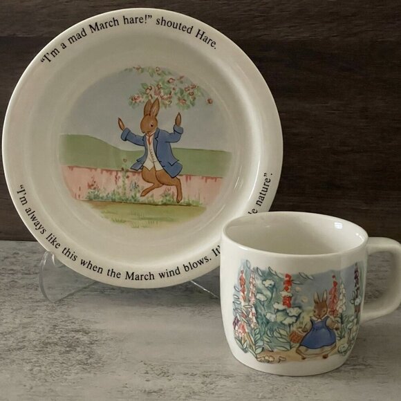 Adams England | Dining | Adams985 Childrens Little Grey Rabbit Friends ...